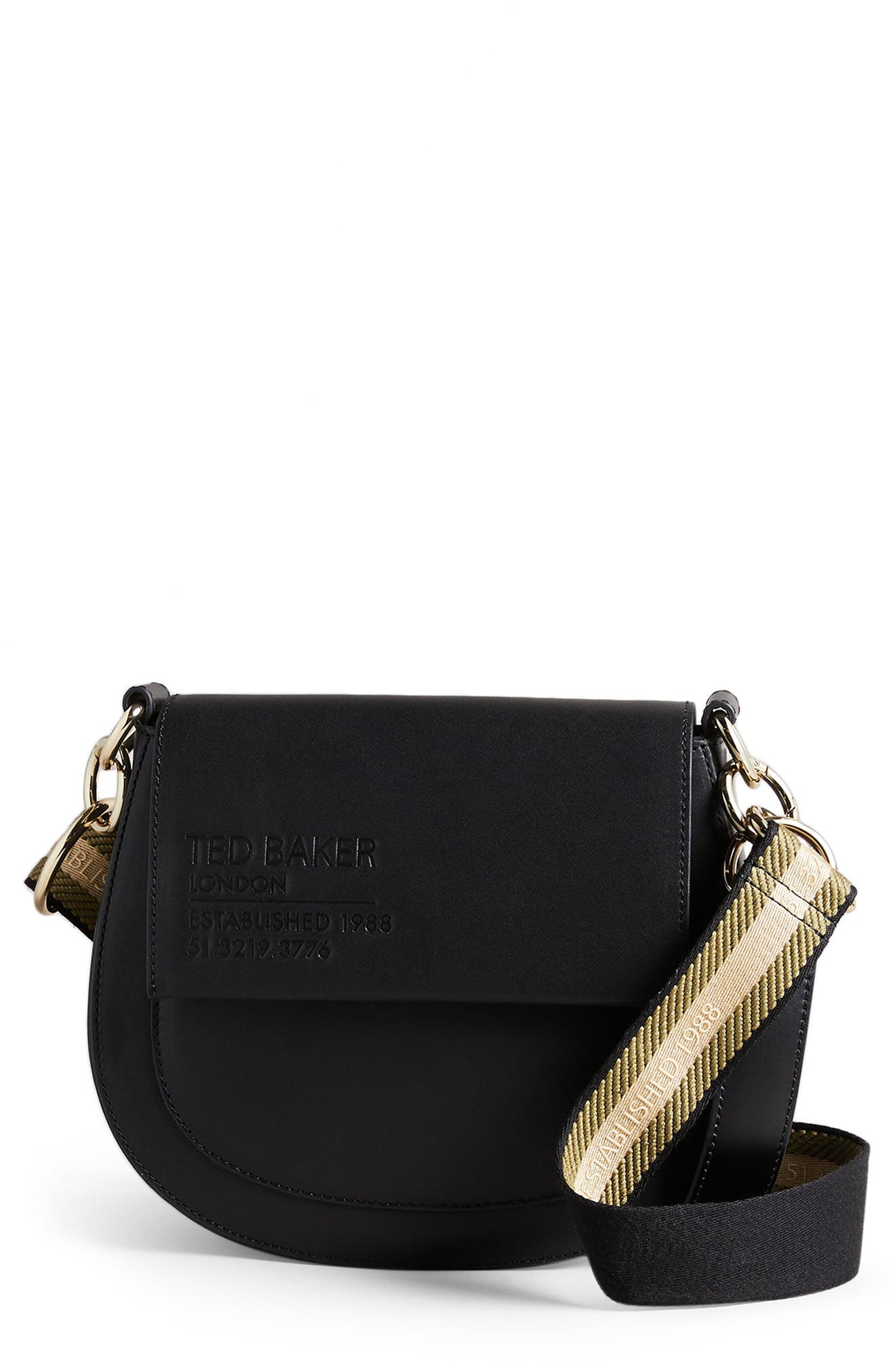 Ted Baker London Darcell Logo Leather Satchel | Nordstrom