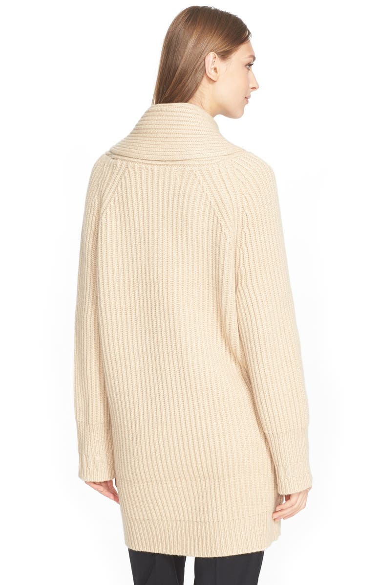 Nordstrom Signature and Caroline Issa Ribbed Cashmere Blend Cardigan ...