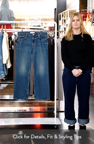 MOTHER Lil' Kick It High Waist Straight Leg Jeans | Nordstrom