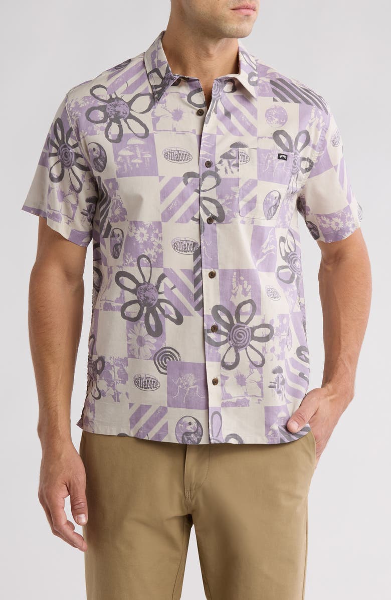 Billabong Double Vision Short Sleeve Button-Up Shirt | Nordstromrack