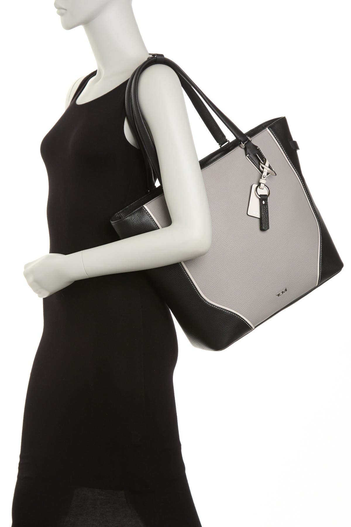 TUMI Nonie Two-Tone Leather Tote | Nordstromrack