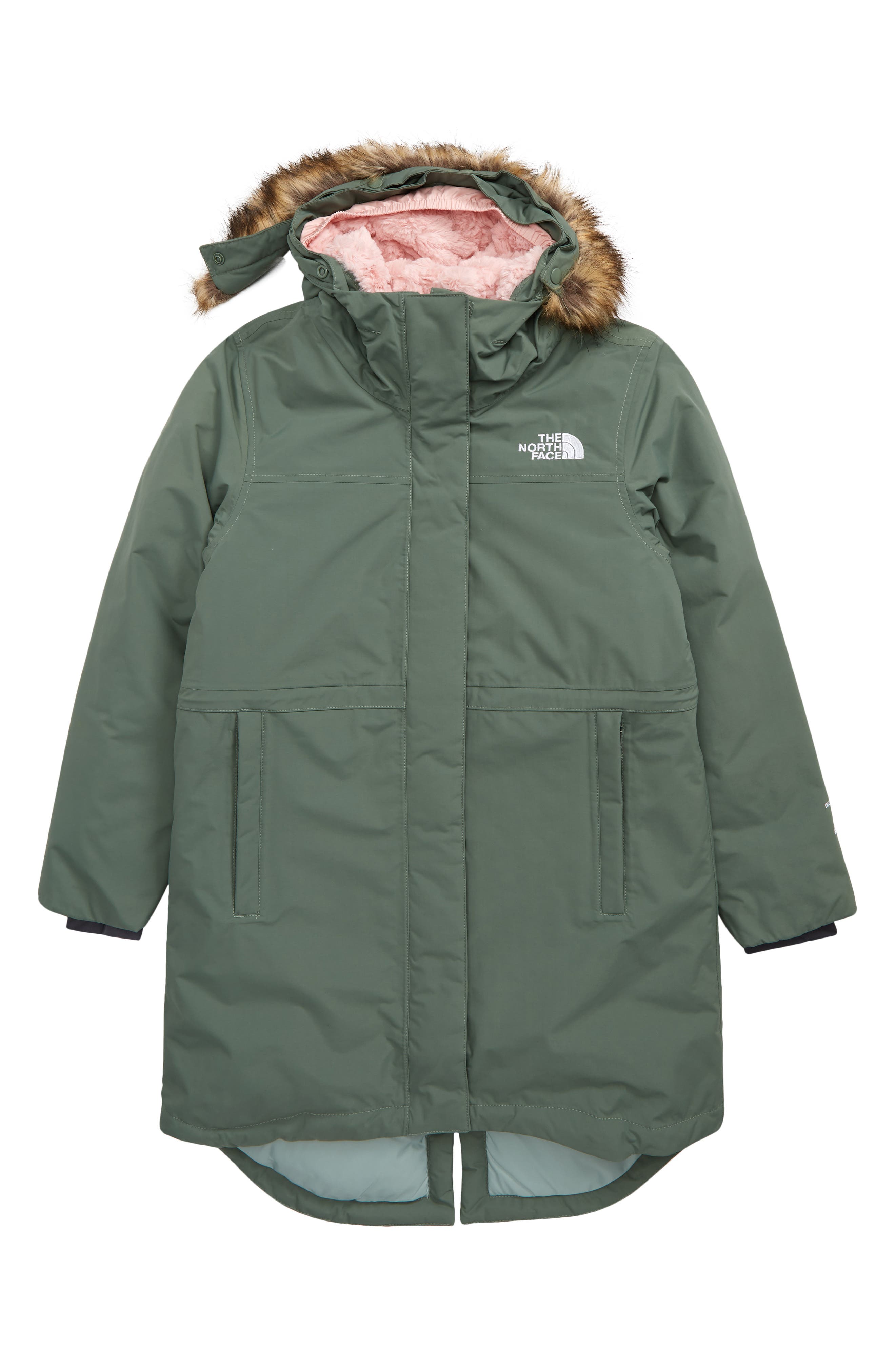 The North Face Kids' Laurel Faux Fur Trim Parka | Nordstromrack