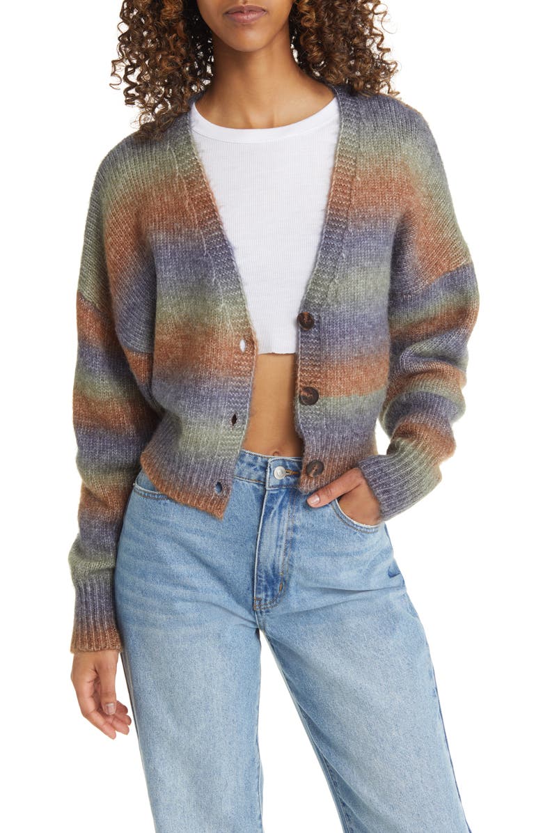 BP. Space Dye Crop Cardigan | Nordstromrack