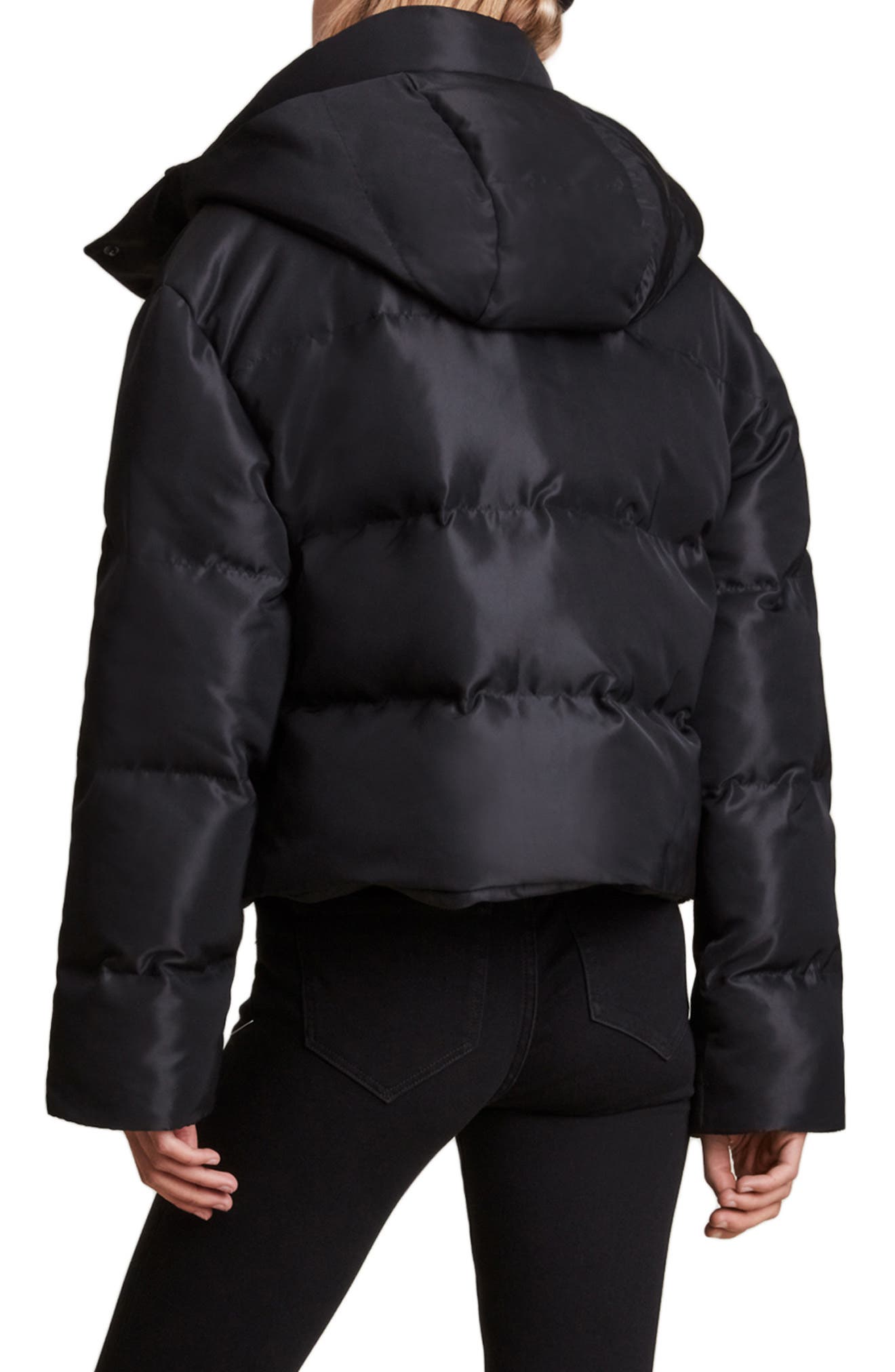 AllSaints Allais Hooded Puffer Coat | Nordstrom