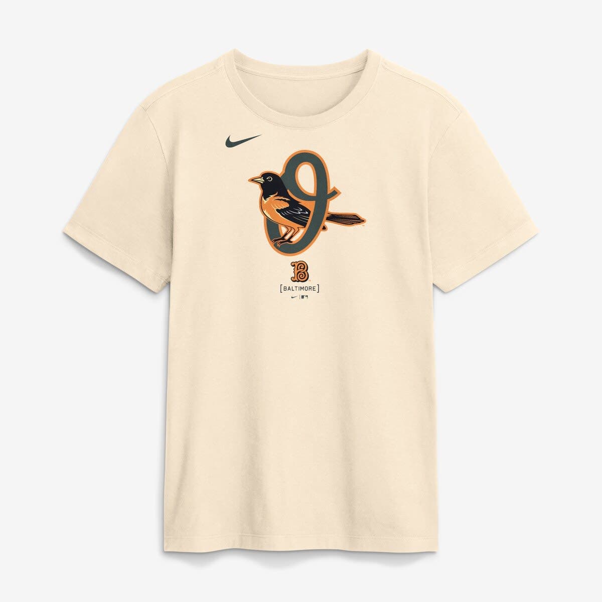 Nike Men's Nike Cream Baltimore Orioles 2026 City Connect Large Logo T ...