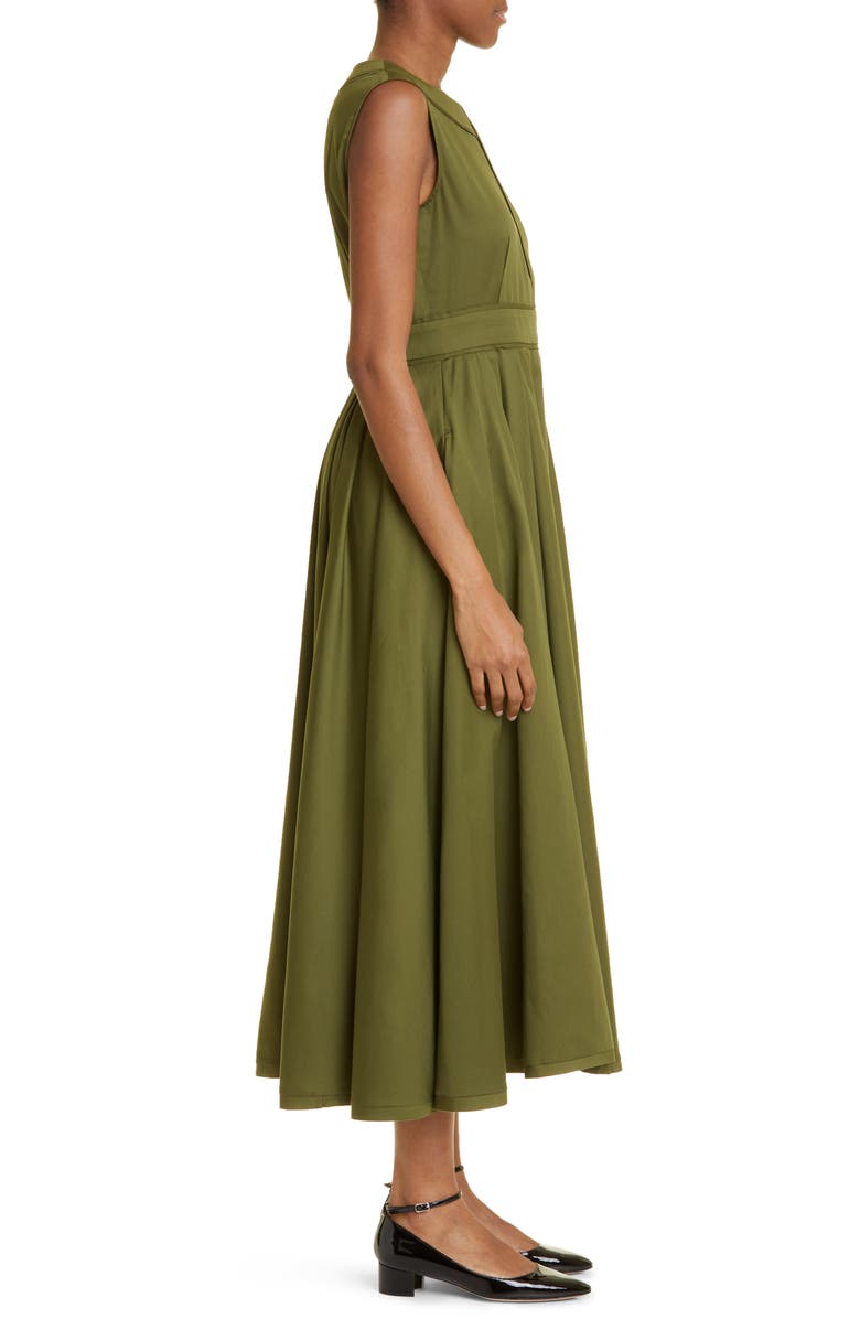 Max Mara Alice Pleated A-Line Cotton Dress | Nordstromrack