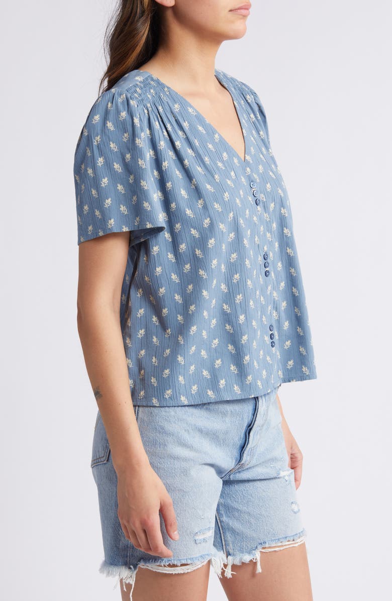 Treasure & Bond Cotton Blend Button-Up Top | Nordstromrack