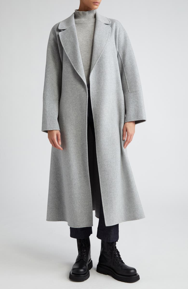 Max Mara Elisa Long Virgin Wool Wrap Coat | Nordstrom