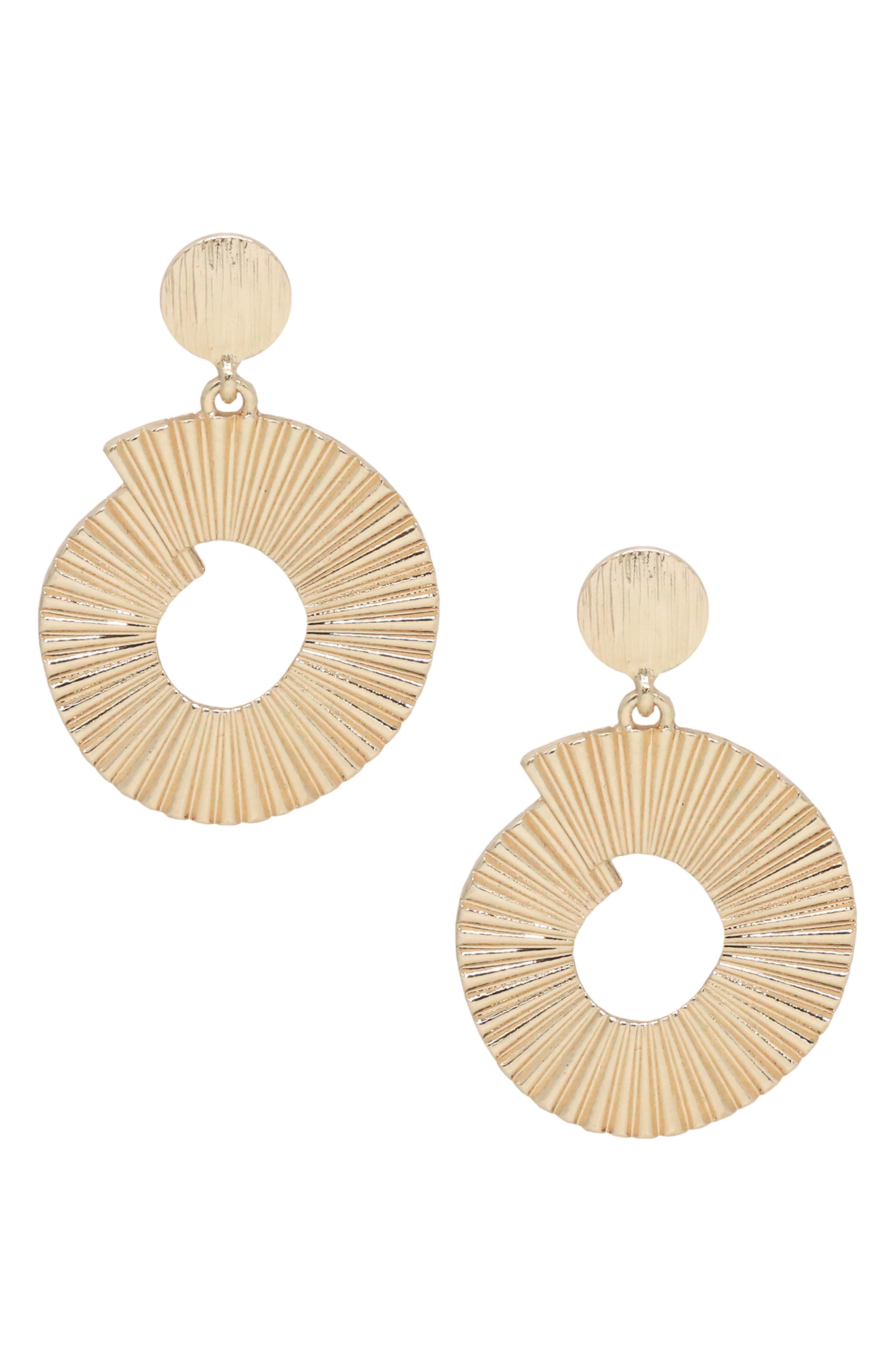 Ettika Textured Drop Earrings | Nordstromrack