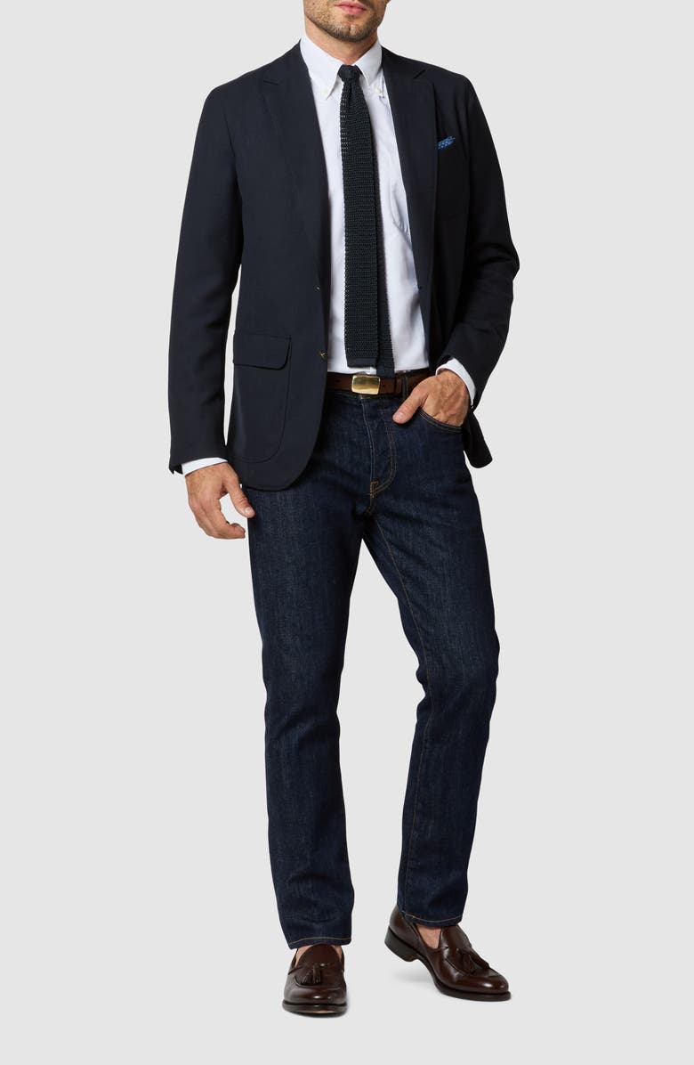 Sid Mashburn Ghost Solid Navy Textured Wool Sport Coat | Nordstromrack