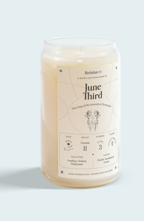 Birthdate candles store