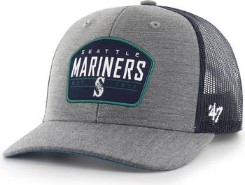 '47 Men's '47 Charcoal Seattle Mariners Slate Trucker Snapback Hat ...