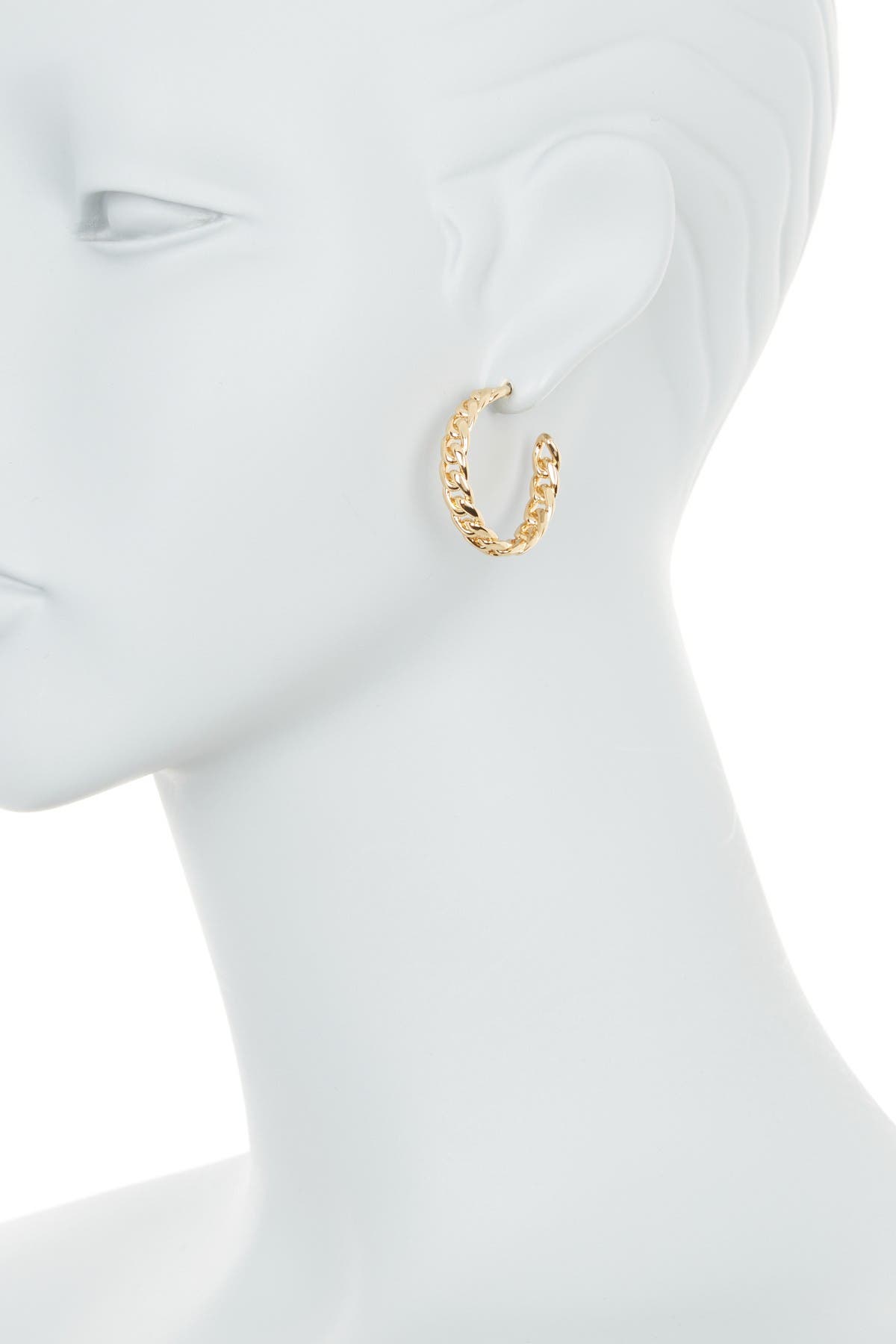 Rebecca Minkoff Curb Chain Hoop Earrings | Nordstromrack