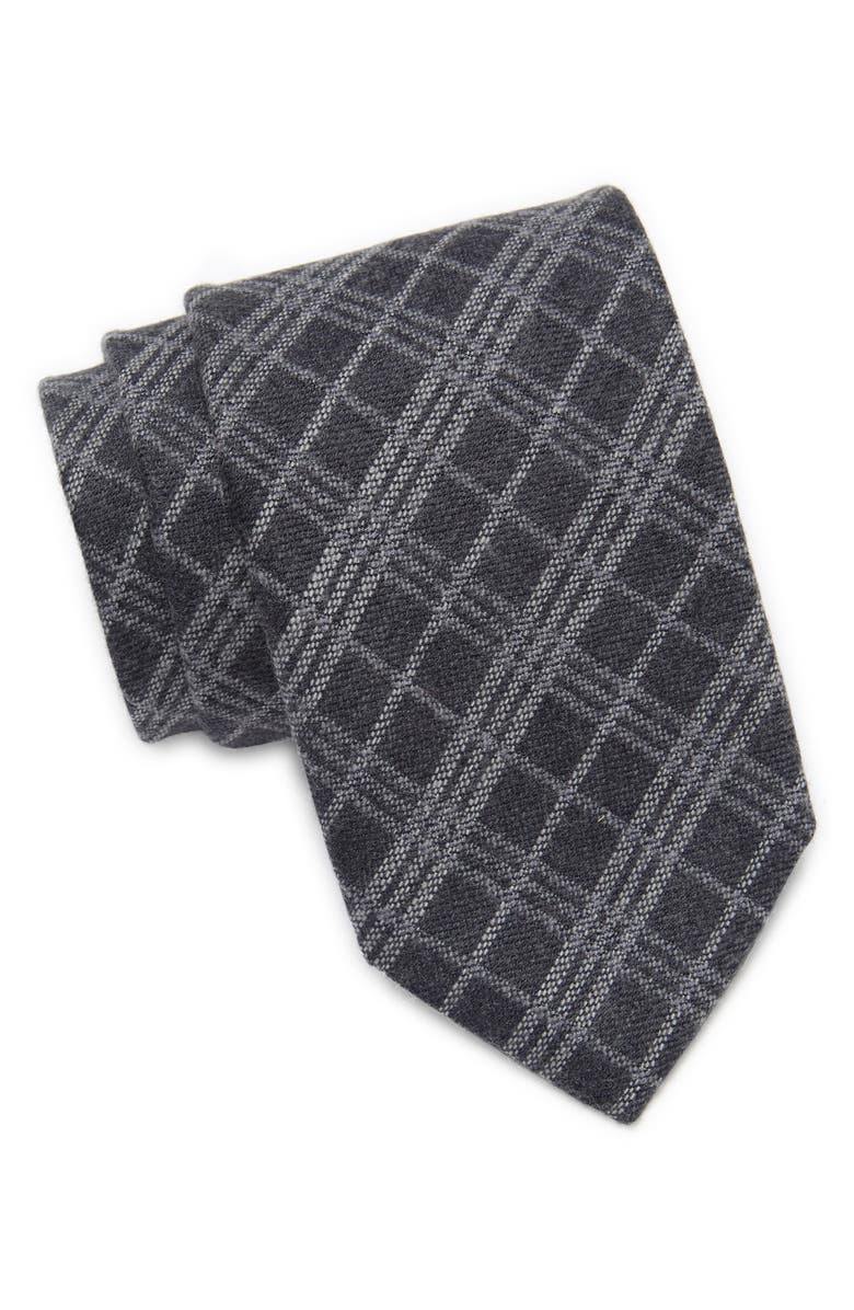Canali Plaid Print Wool and Silk Tie | Nordstromrack
