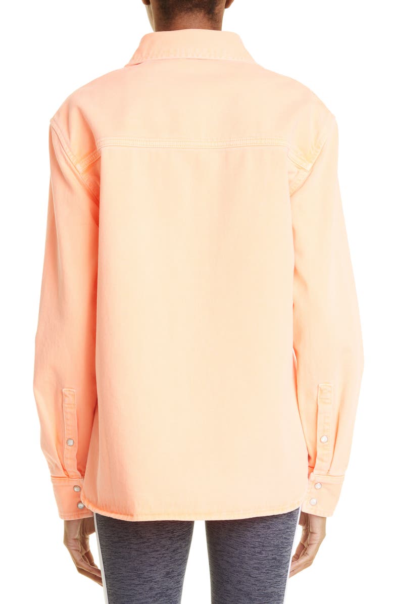 Palm Angels Cotton Denim Shirt Jacket | Nordstromrack