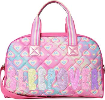 OMG Accessories Kids' Sleepover Quilted Duffle Bag | Nordstrom