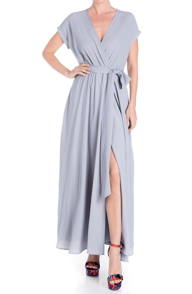 MEGHAN LA Jasmine Wrap Maxi Dress | Nordstromrack