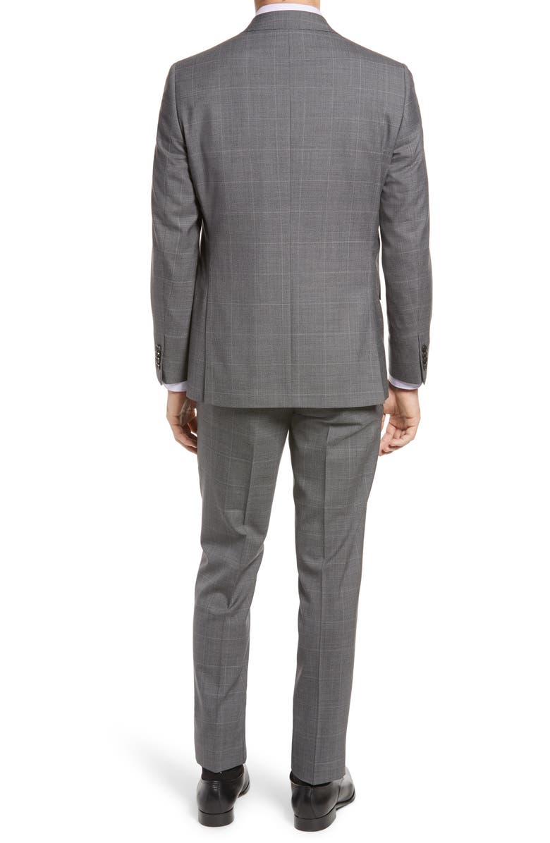 Ted Baker London Jay Trim Fit Windowpane Wool Suit | Nordstromrack