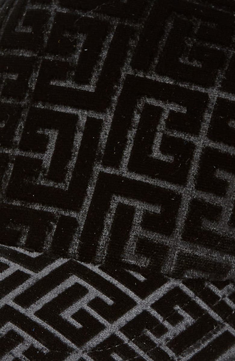 Balmain Monogram Velvet Baseball Cap | Nordstromrack