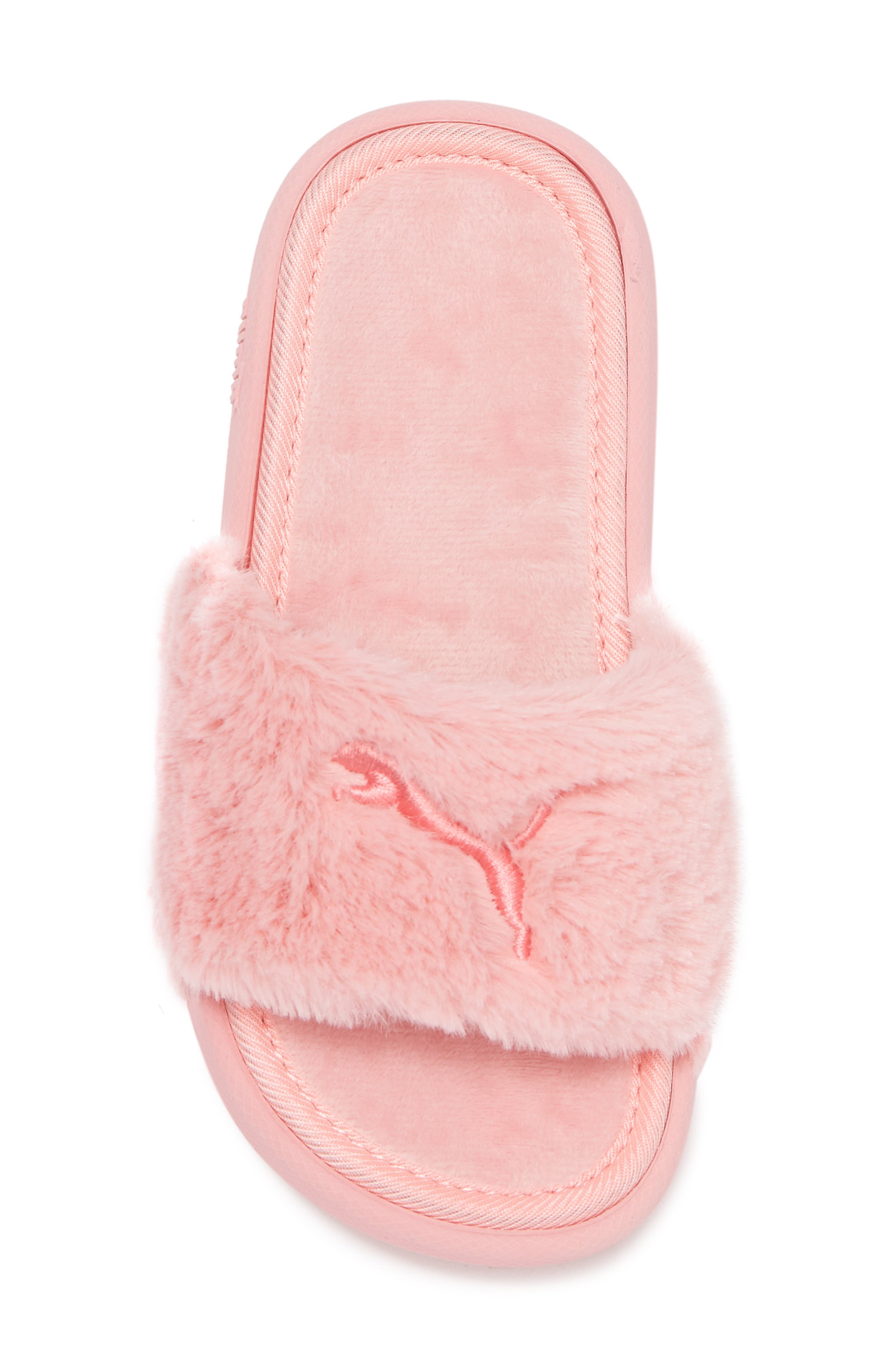 PUMA Cool Cat Faux Fur Slide Sandal | Nordstromrack