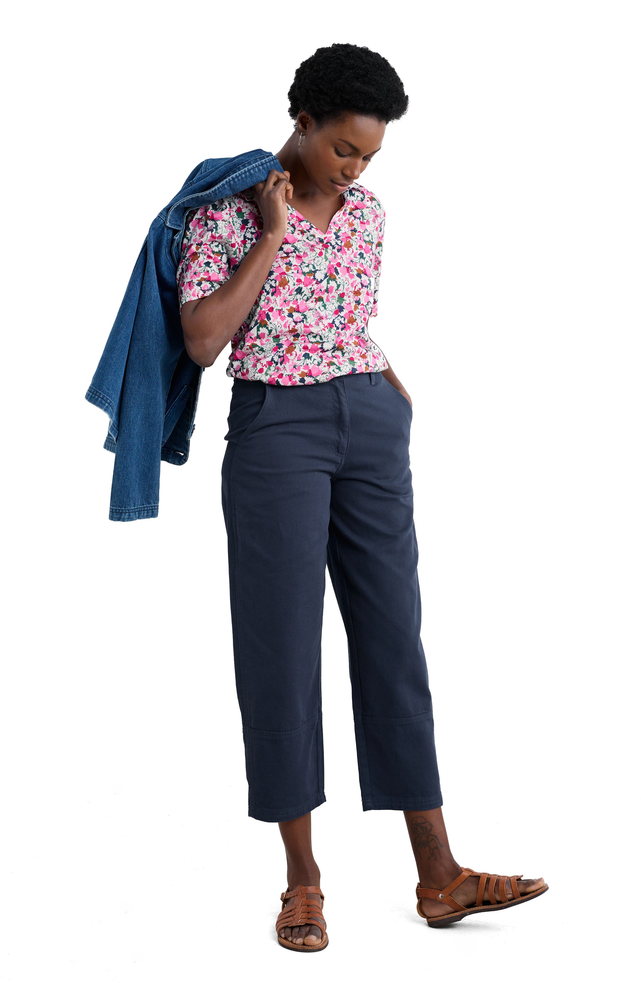 Misty Sky Organic Cotton Blend Shirt