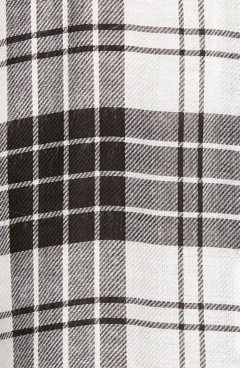 Sam Edelman Zip Back Plaid Shirt | Nordstrom