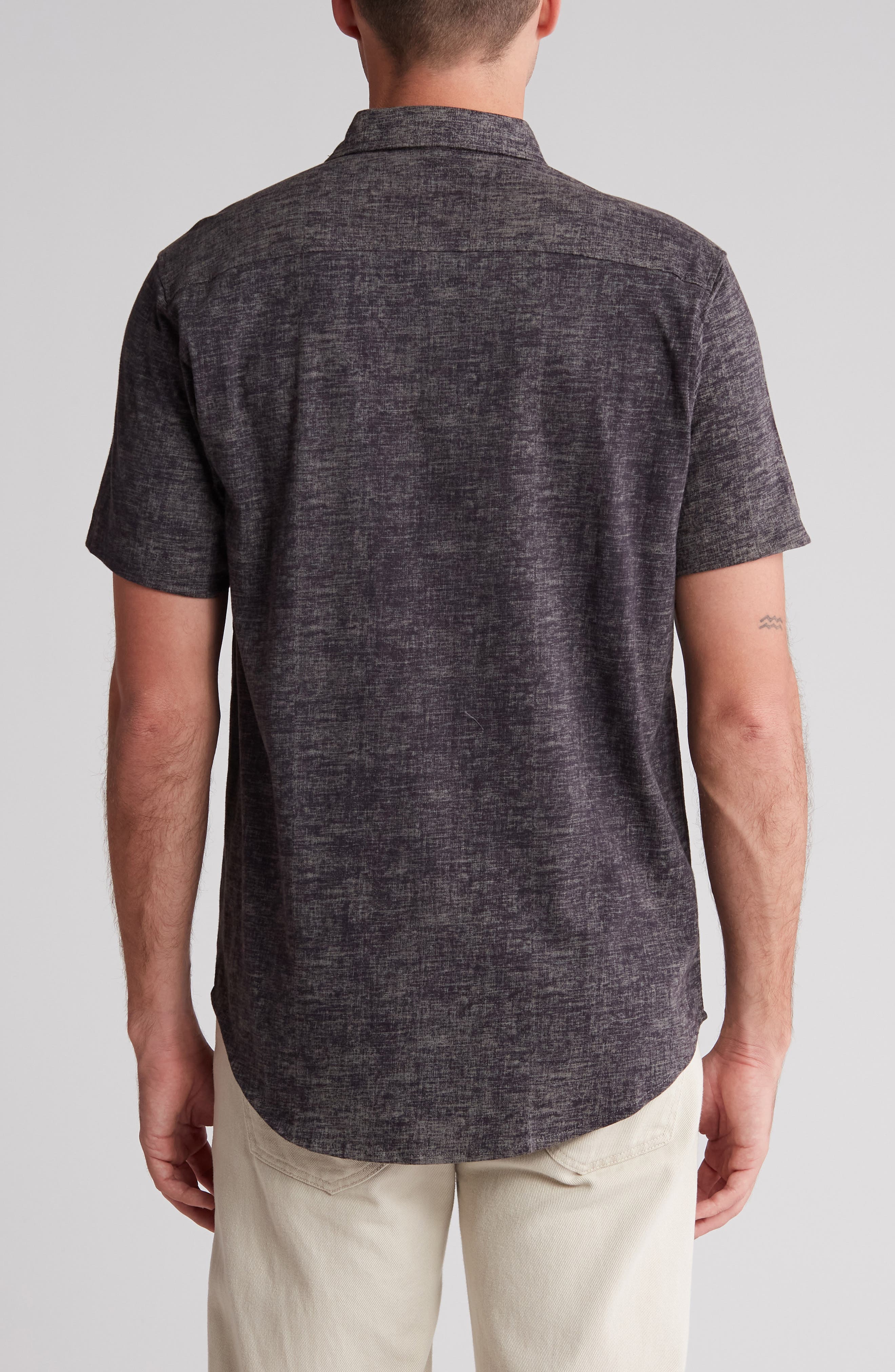 Coastaoro Wavy Crosshatch Short Sleeve Shirt | Nordstromrack