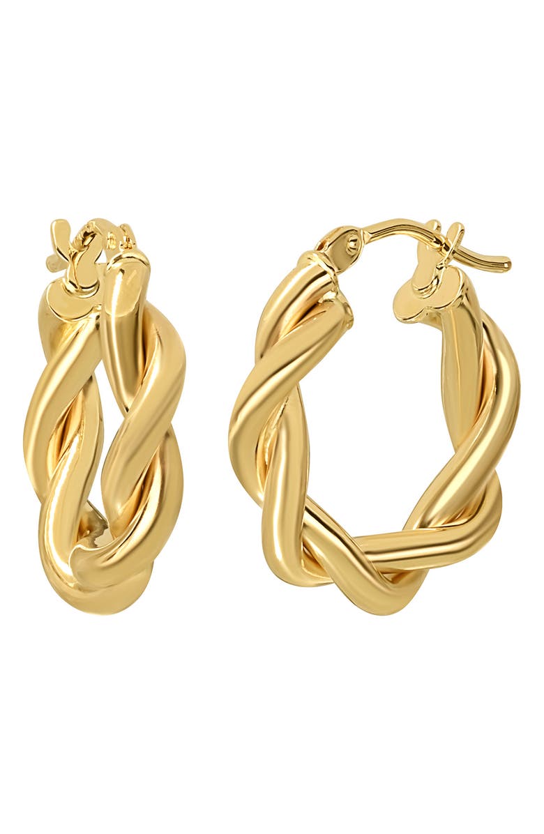 Bony Levy 14K Gold Twisted Huggie Hoop Earrings | Nordstromrack