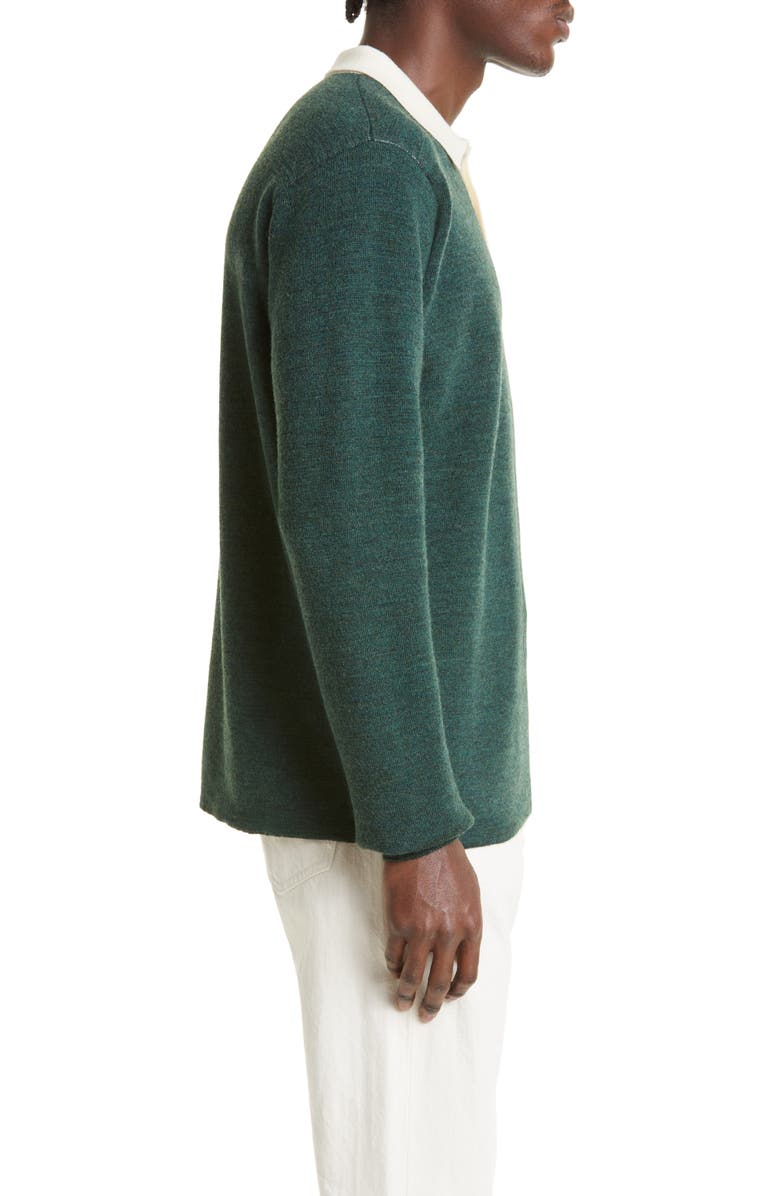 Drake's Merino Wool Rugby Polo Sweater | Nordstromrack