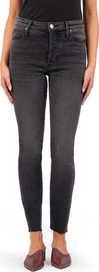 KUT from the Kloth Charlize Fab Ab Raw Hem Ankle Cigarette Jeans ...