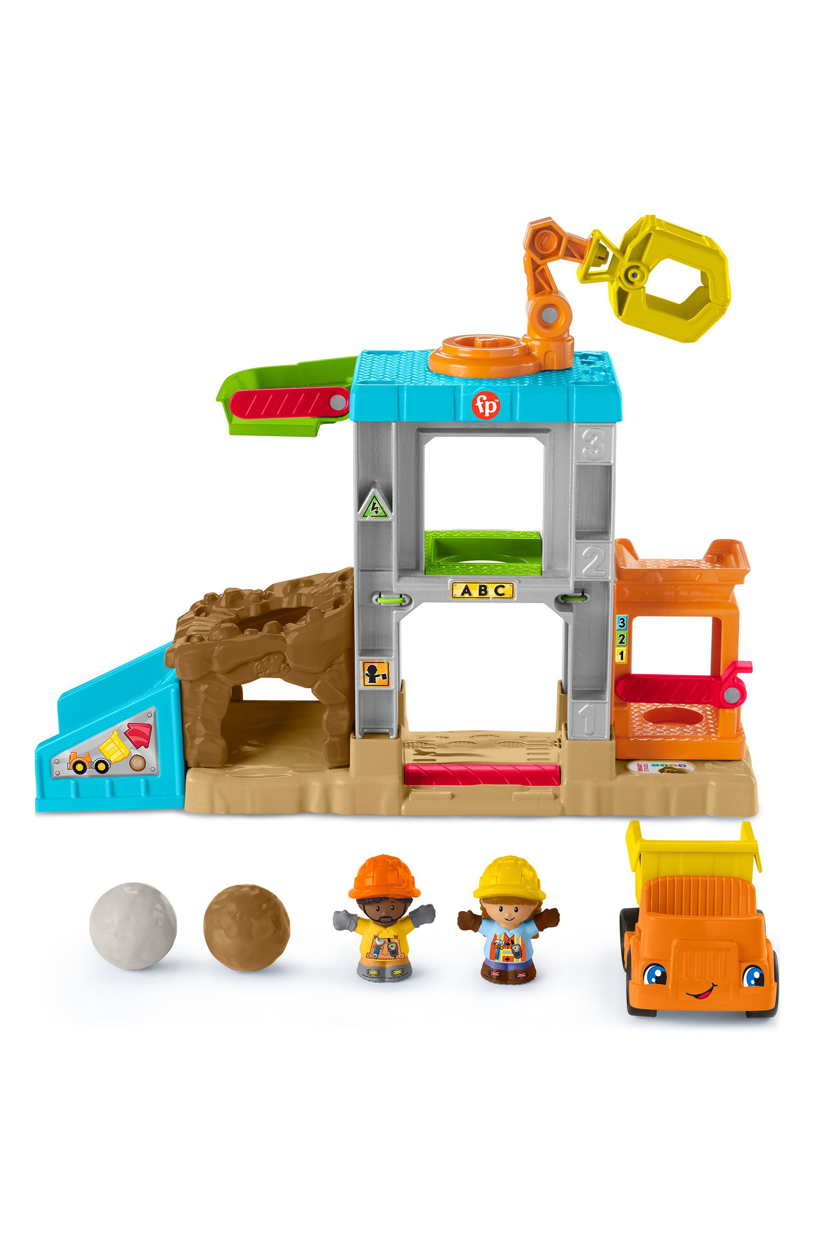 FISHER PRICE Little People® Load Up n' Learn Construction Site ...