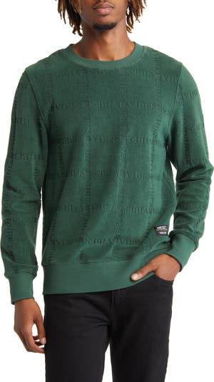 WeSC Miles Vibes Burnout Terry Cloth Sweatshirt | Nordstrom