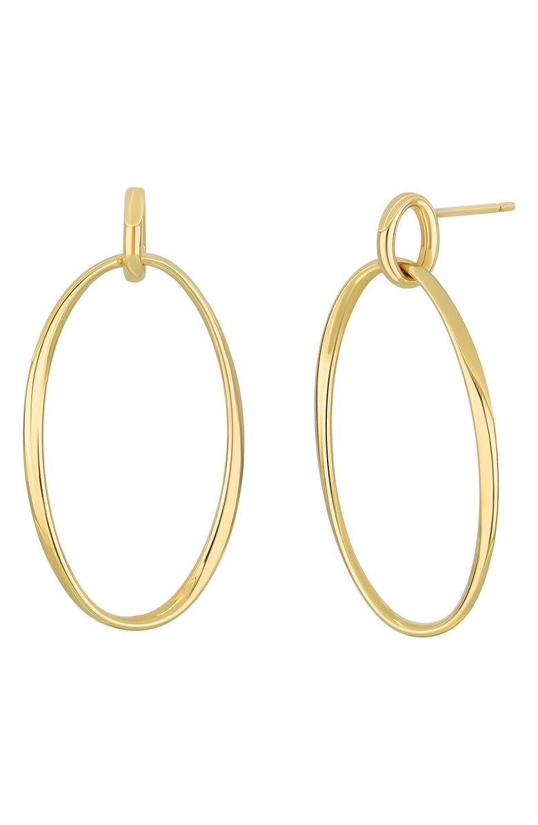Bony Levy 14K Gold Front Facing Hoop Earrings | Nordstromrack