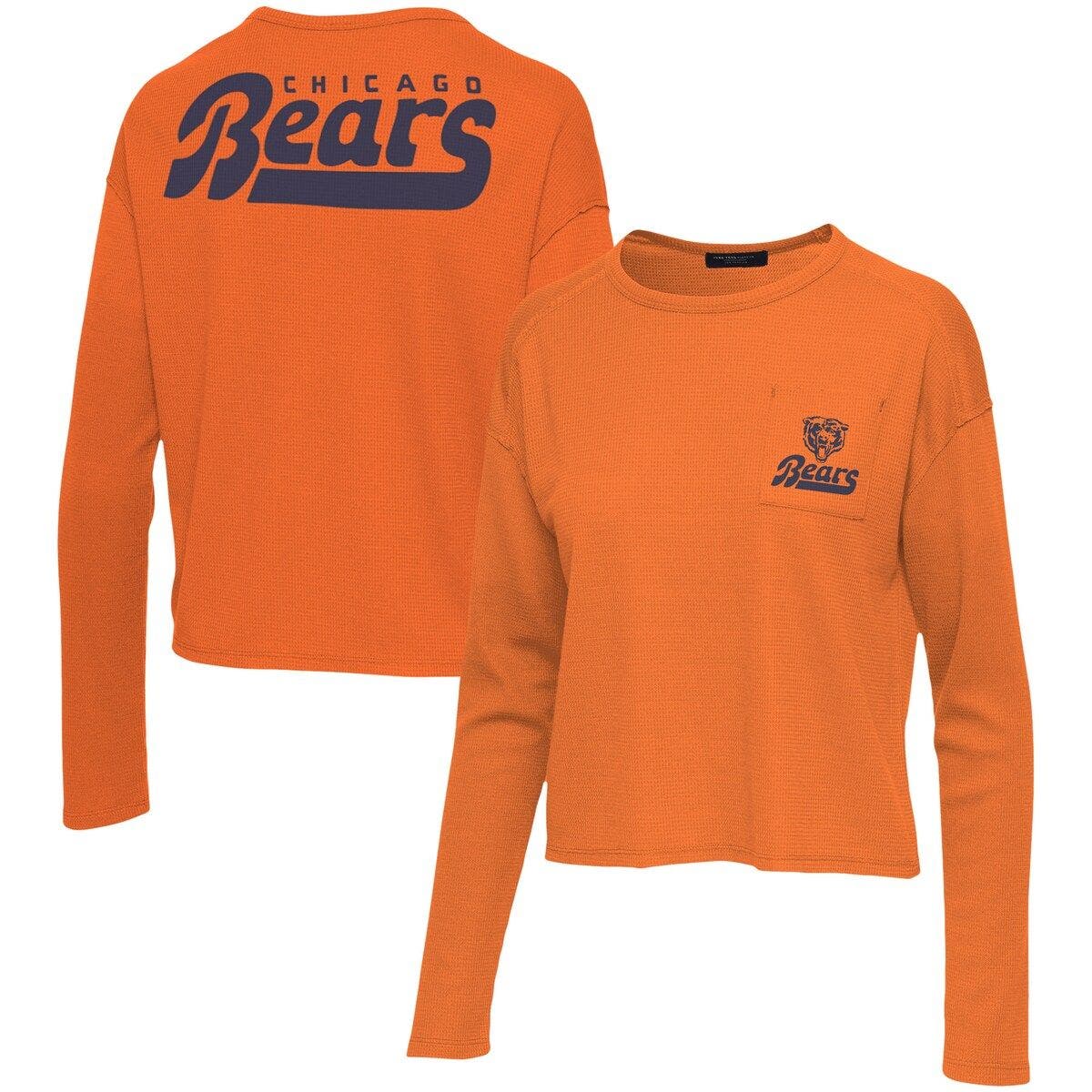 Junk Food Women's Junk Food Orange Chicago Bears Pocket Thermal Long ...