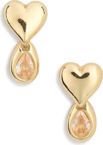 BaubleBar Athena Heart Drop Earrings | Nordstromrack