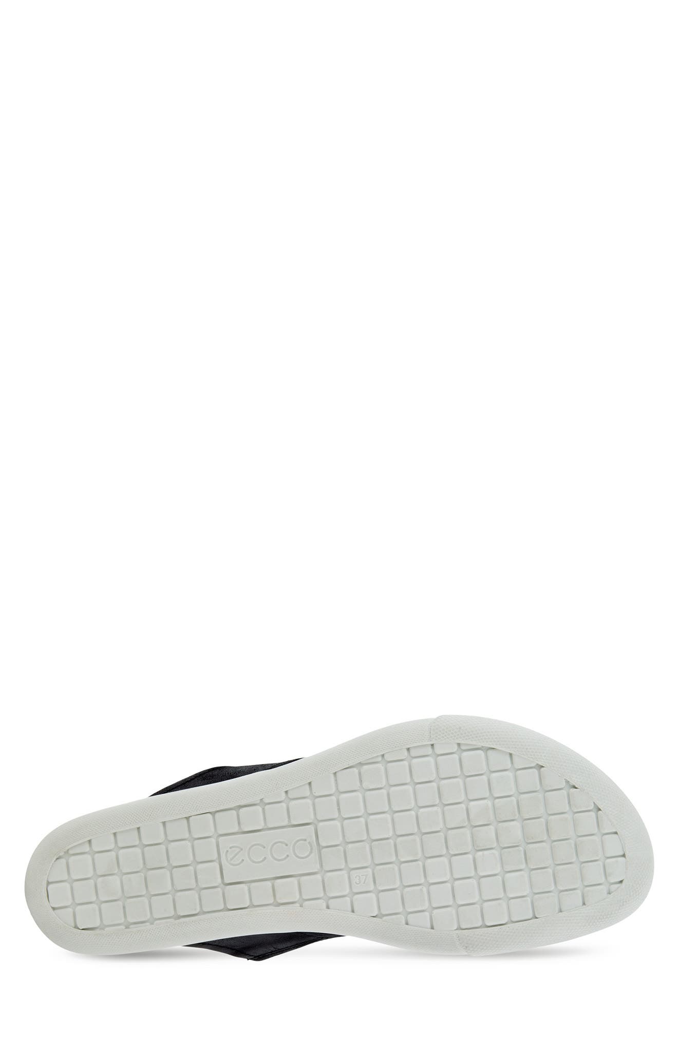 ECCO Damara Toe Loop Leather Slide Sandal (Women) | Nordstromrack