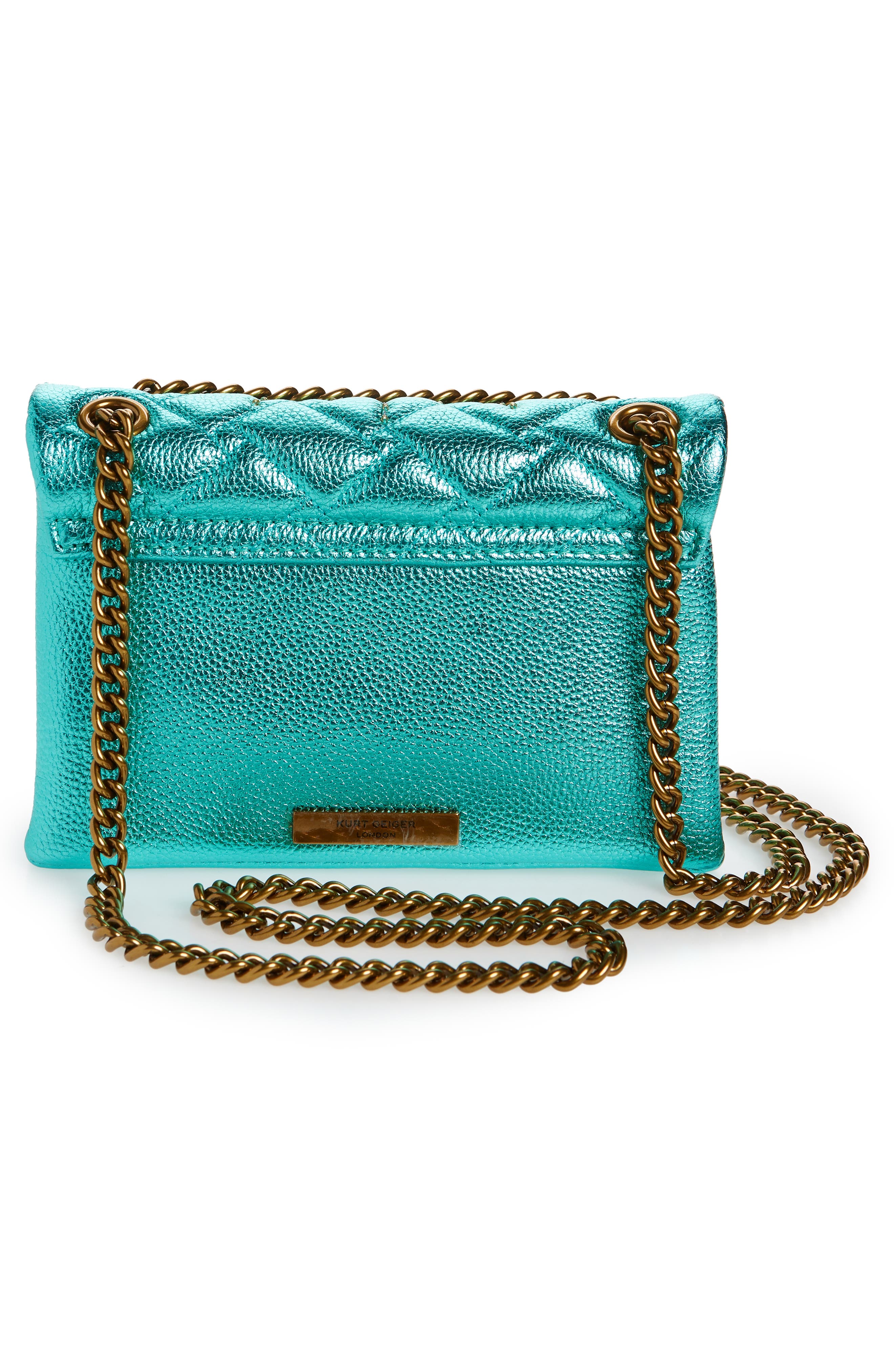 Kurt Geiger London Mini Kensington Evil Eye Leather Crossbody Bag ...