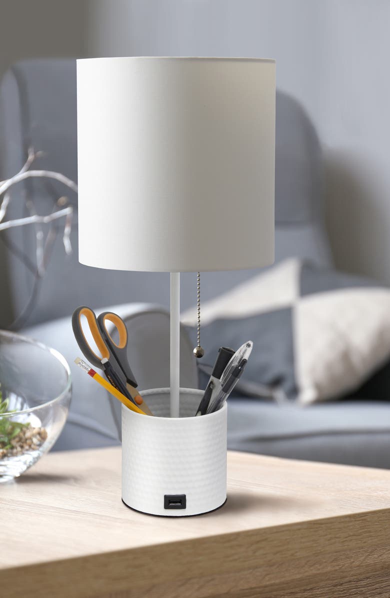 LALIA HOME Simple Designs Hammered Metal Lamp | Nordstromrack