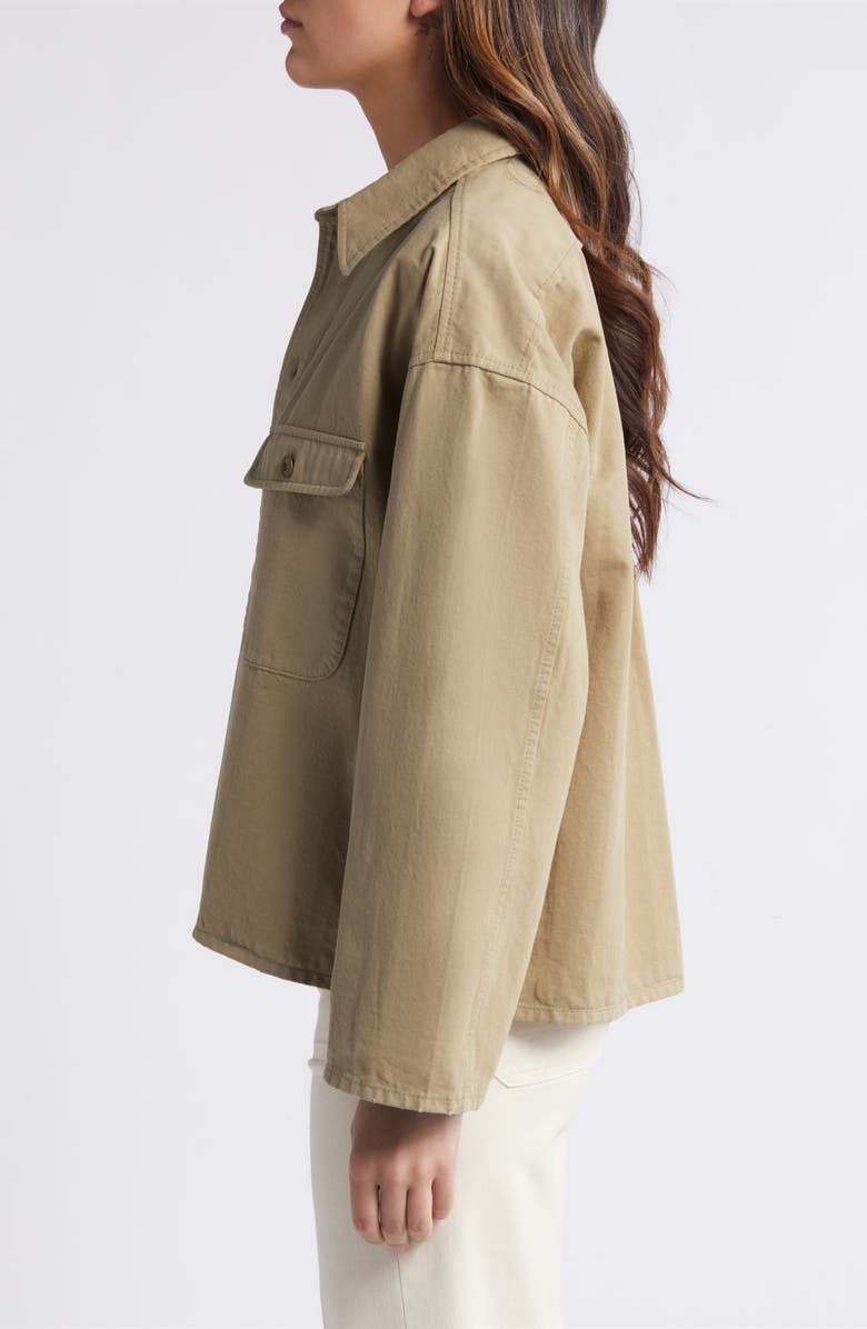 THE GREAT. The Arizona Cotton Shirt Jacket | Nordstromrack