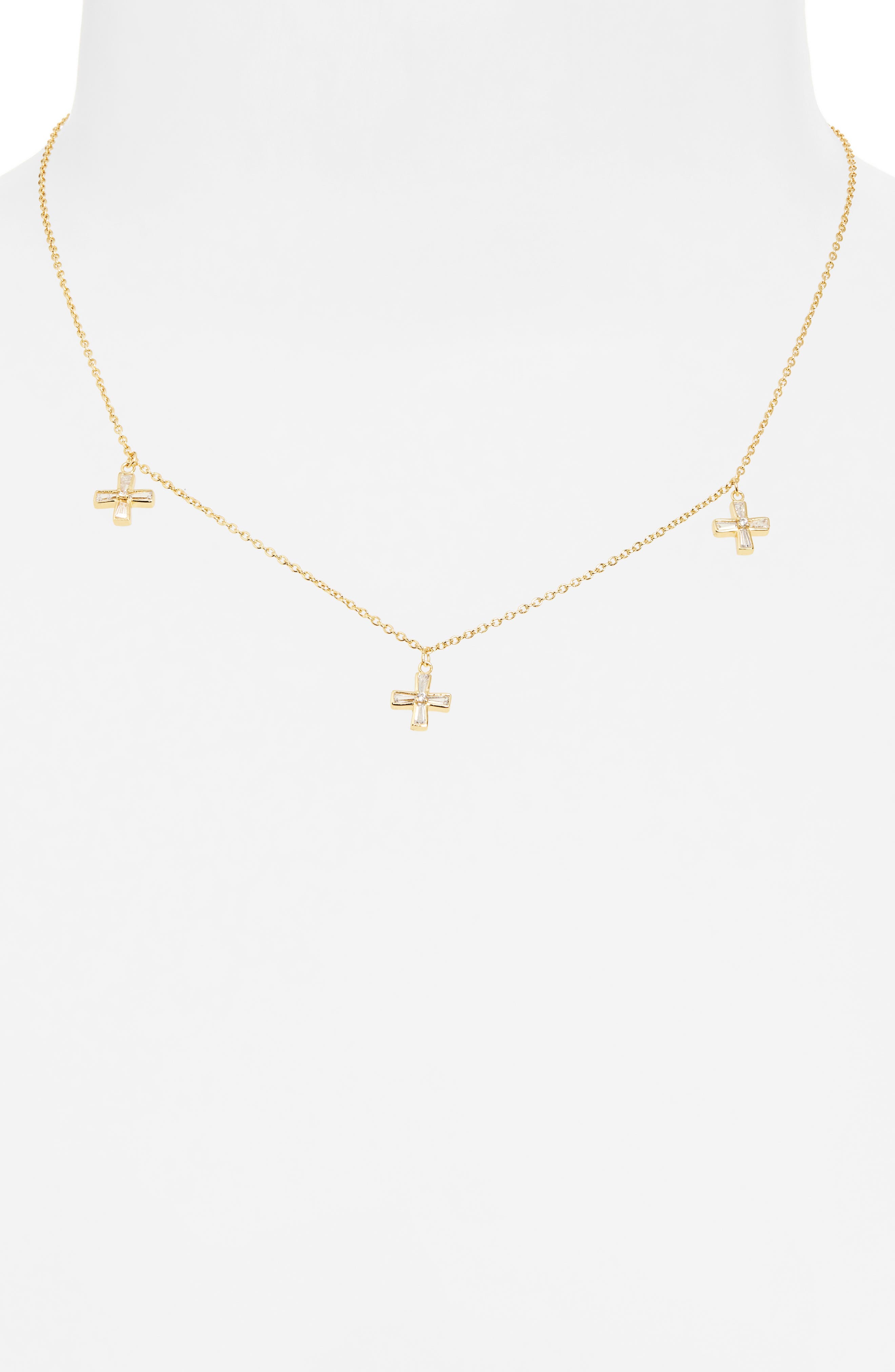 ARGENTO VIVO Modern Relic Cross Pendant Necklace | Nordstromrack