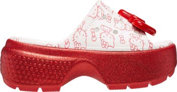 CROCS Gender Inclusive Hello Kitty Stomp Platform Slide Sandal ...