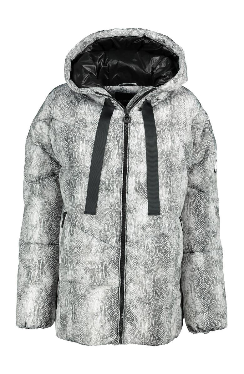 Noize Belle Puffer Python Print Jacket | Nordstromrack