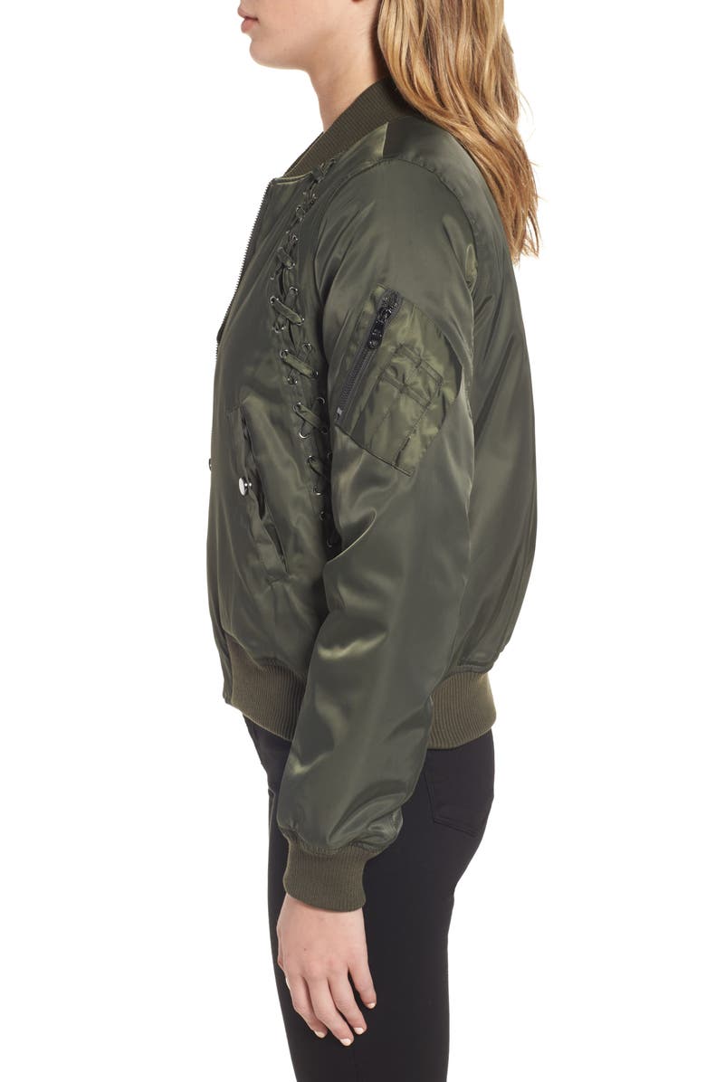 Steve Madden Lace Detail Bomber Jacket | Nordstromrack