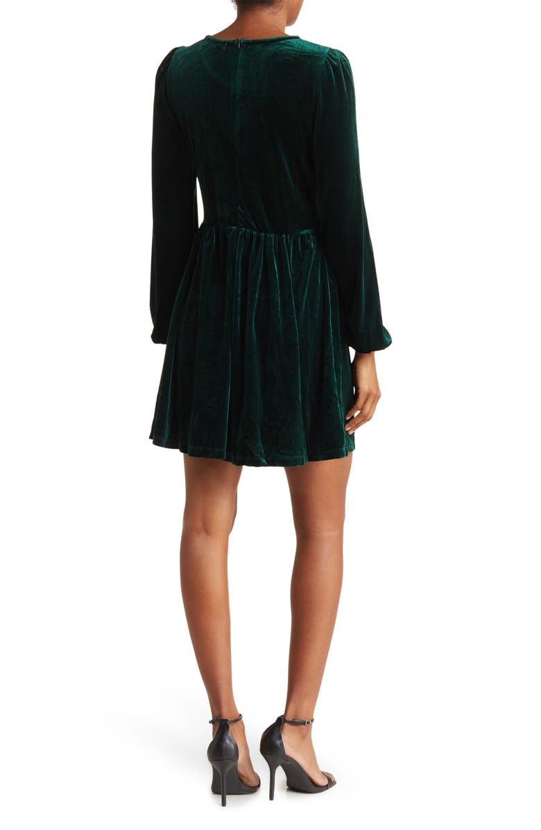 Good Luck Gem Bustier Velvet Dress | Nordstromrack