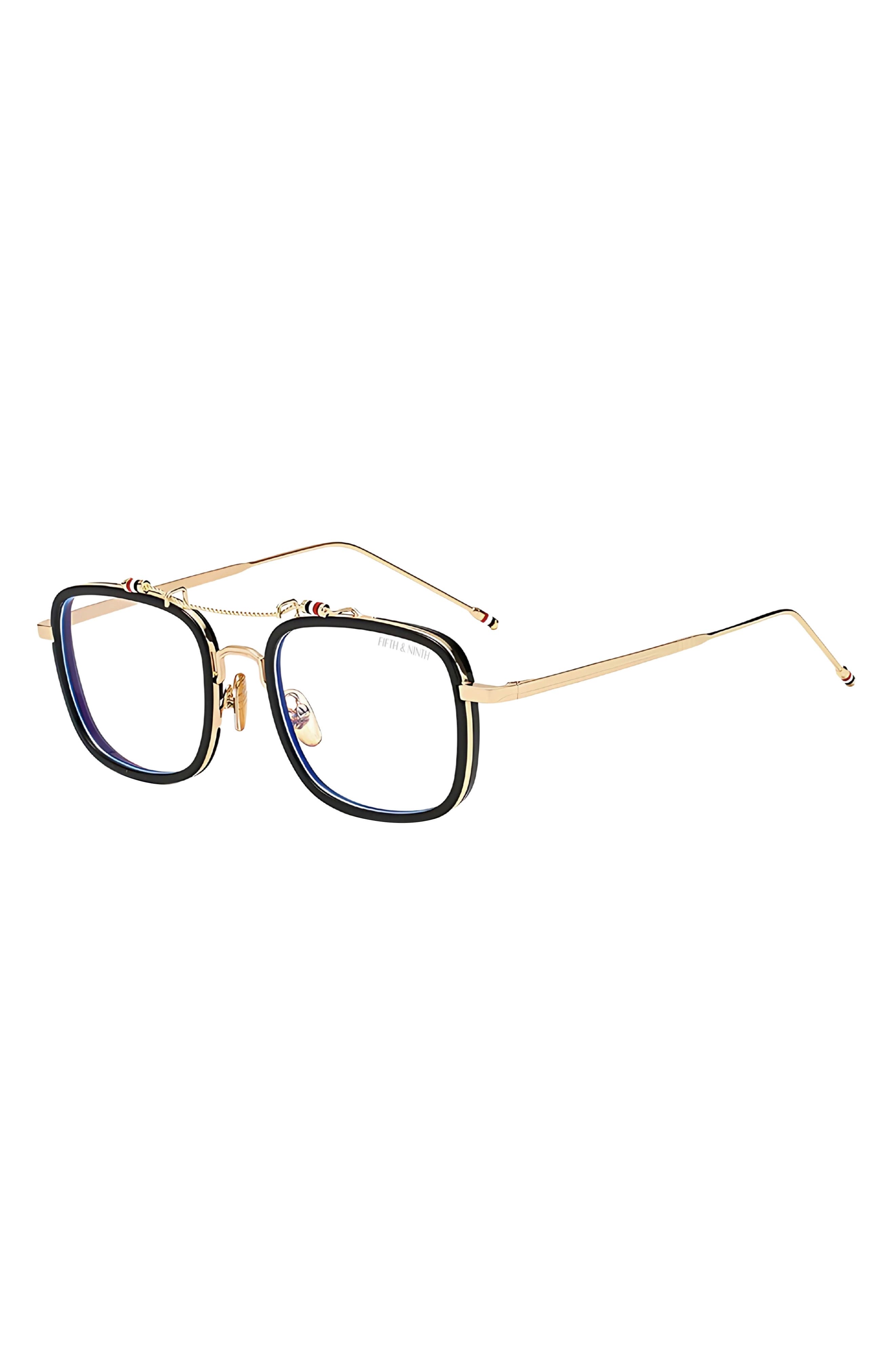 Fifth & Ninth Mira 53mm Blue Light Blocking Aviator Glasses | Nordstrom