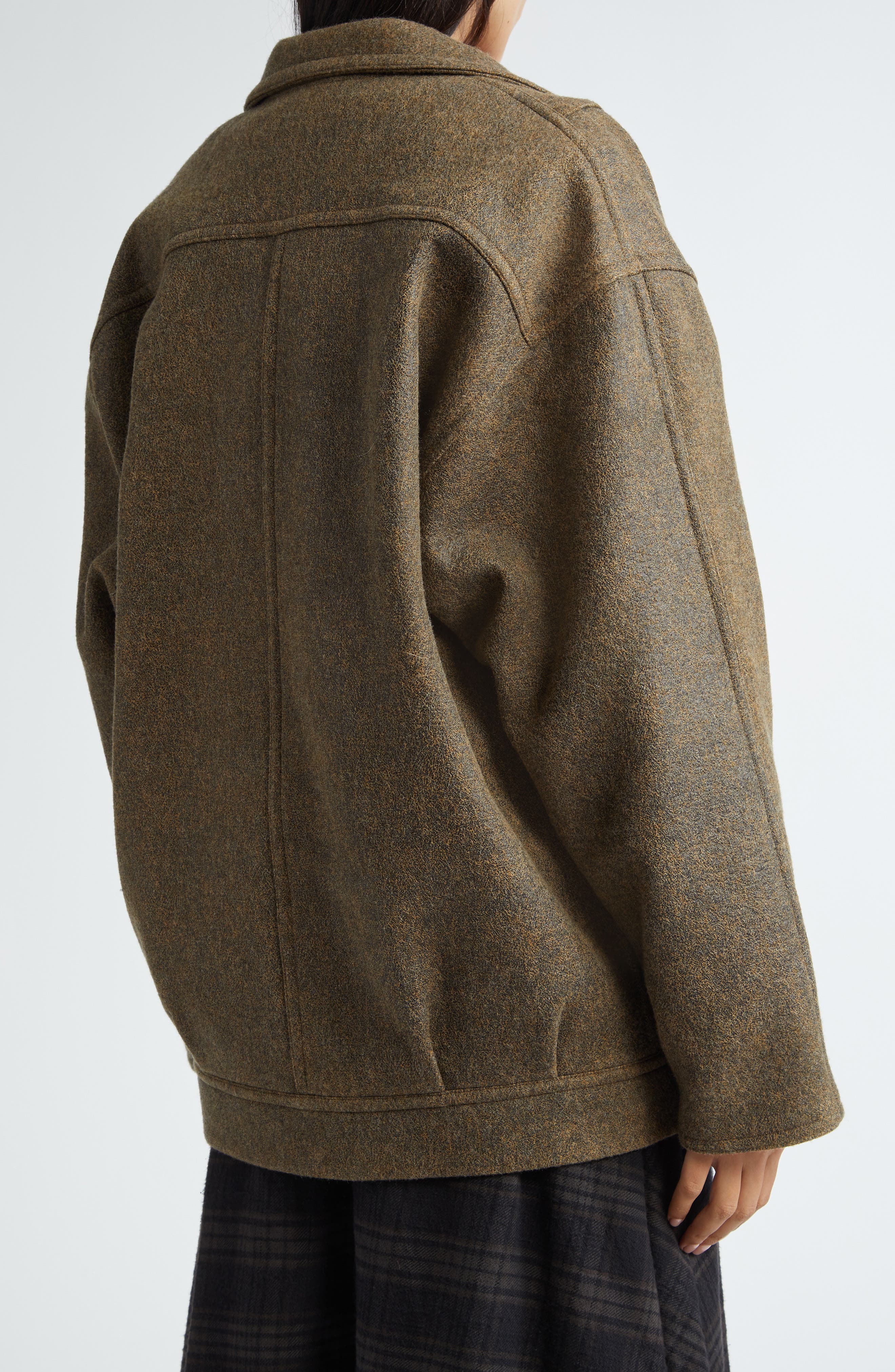 R13 Oversize Double Breasted Wool Blend Jacket | Nordstrom