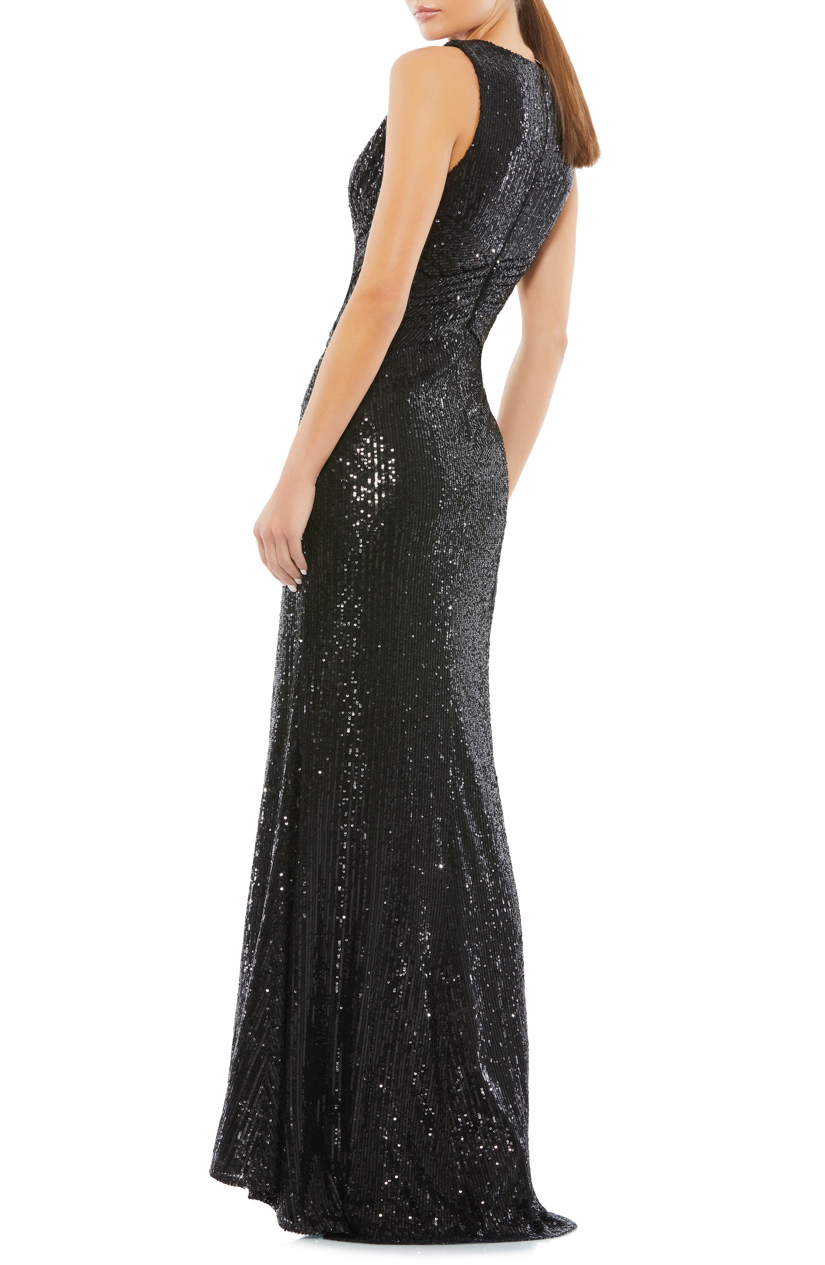 Mac Duggal Sequin Sheath Gown