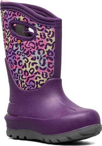 Bogs Neo Classic Leopard Insulated Rain Boot | Nordstrom