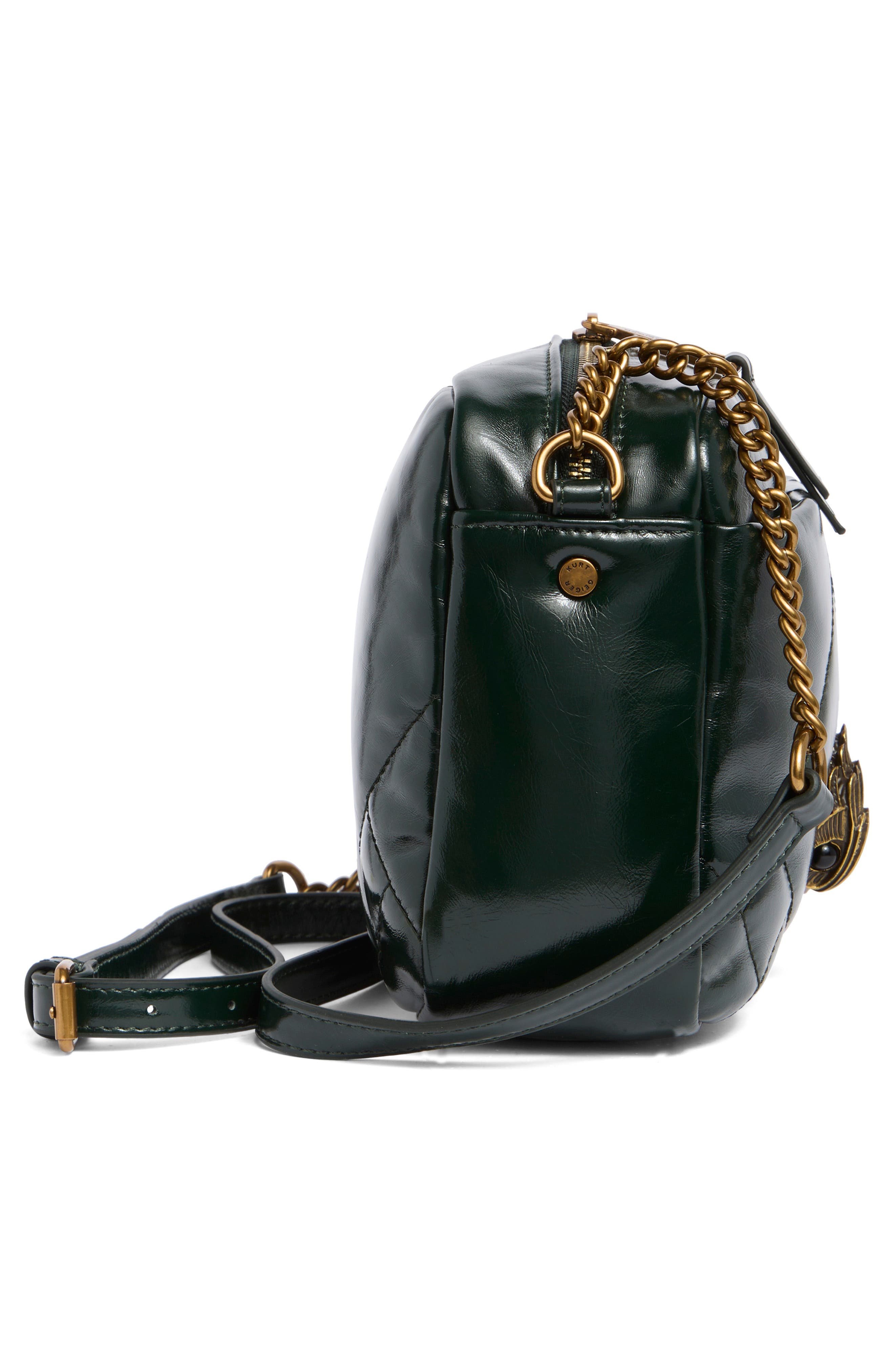 Kurt Geiger London Small Kensington Quilted Leather Camera Bag ...