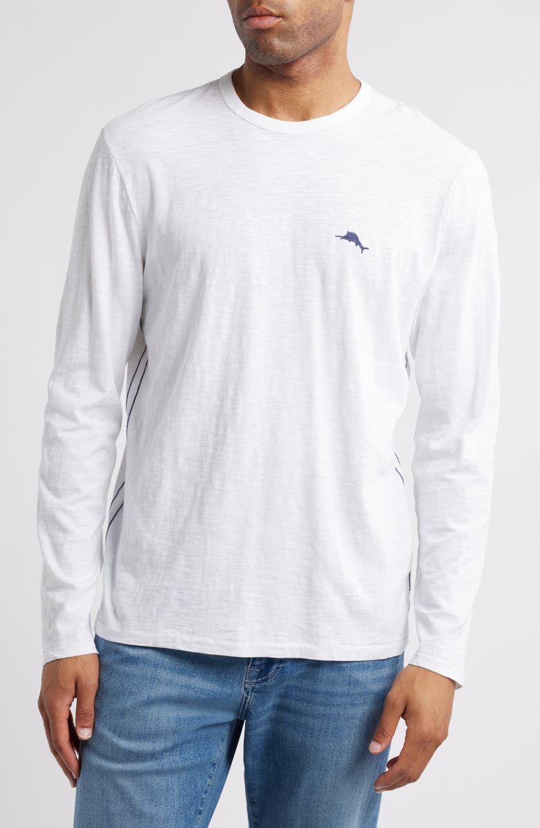 Tommy Bahama Feelin' Festive Long Sleeve Organic Cotton T-Shirt ...